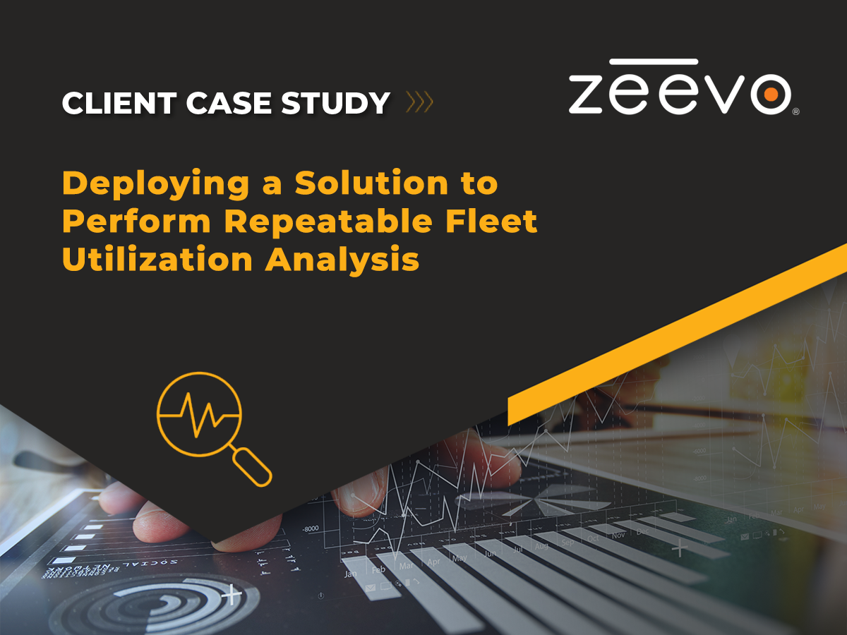 Deploying A Solution To Perform Repeatable Fleet Utilization Analysis